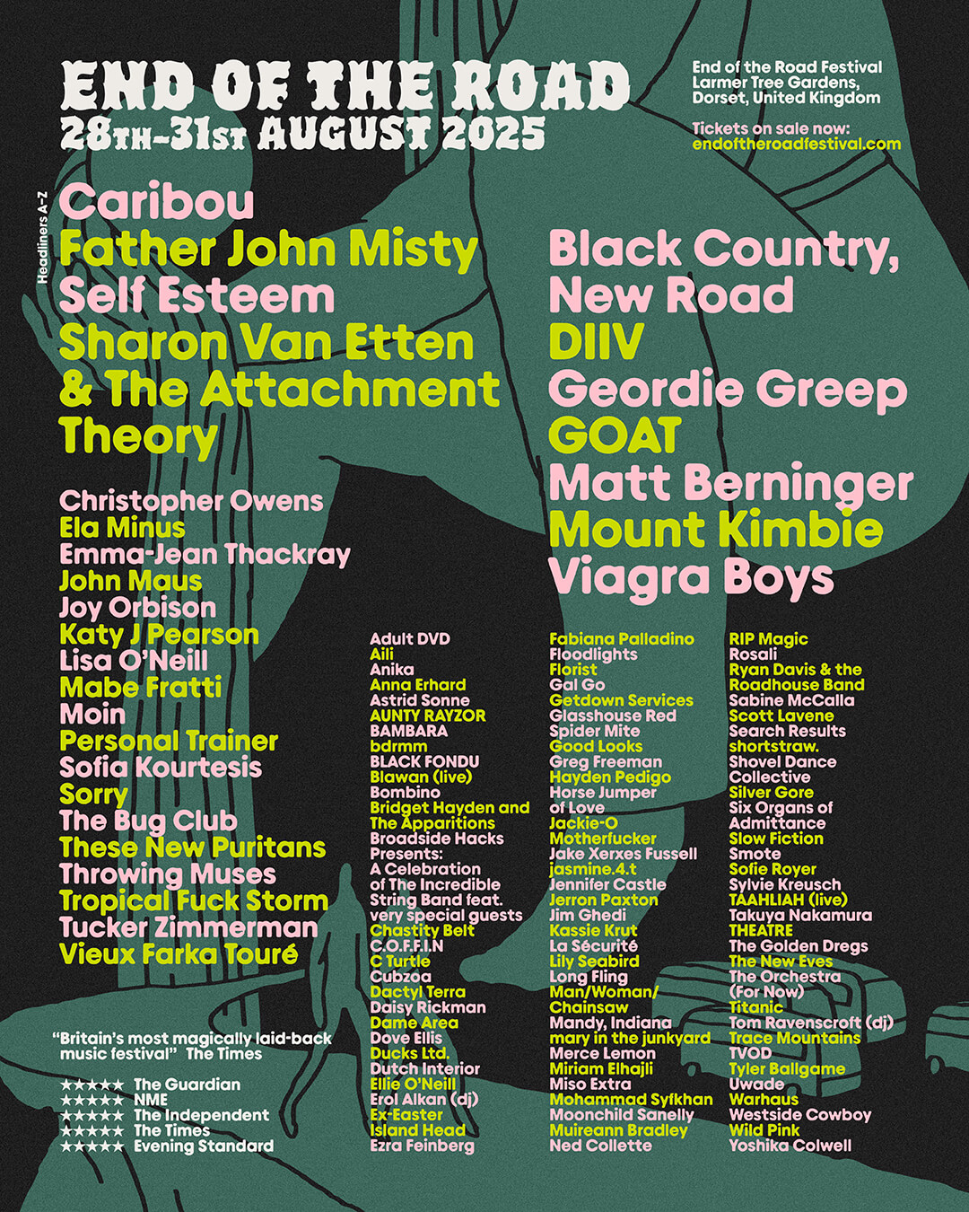 End of The Road – 2025 poster | End of the Road 2025