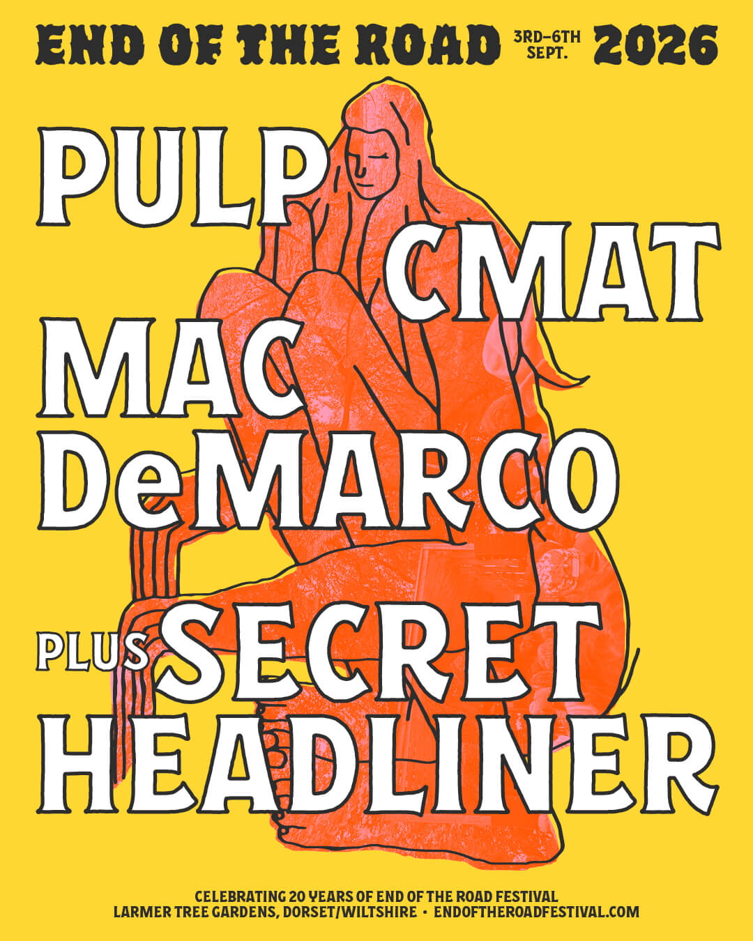 Pulp, CMAT and Mac DeMarco Headline End of the Road 2026! Pl | End of ...